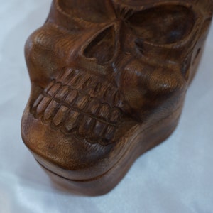 Skull Puzzle Box / Secret Box / Wood Carving - Etsy