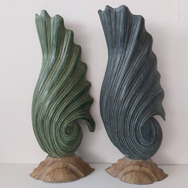 Wooden Sea Shells - Etsy