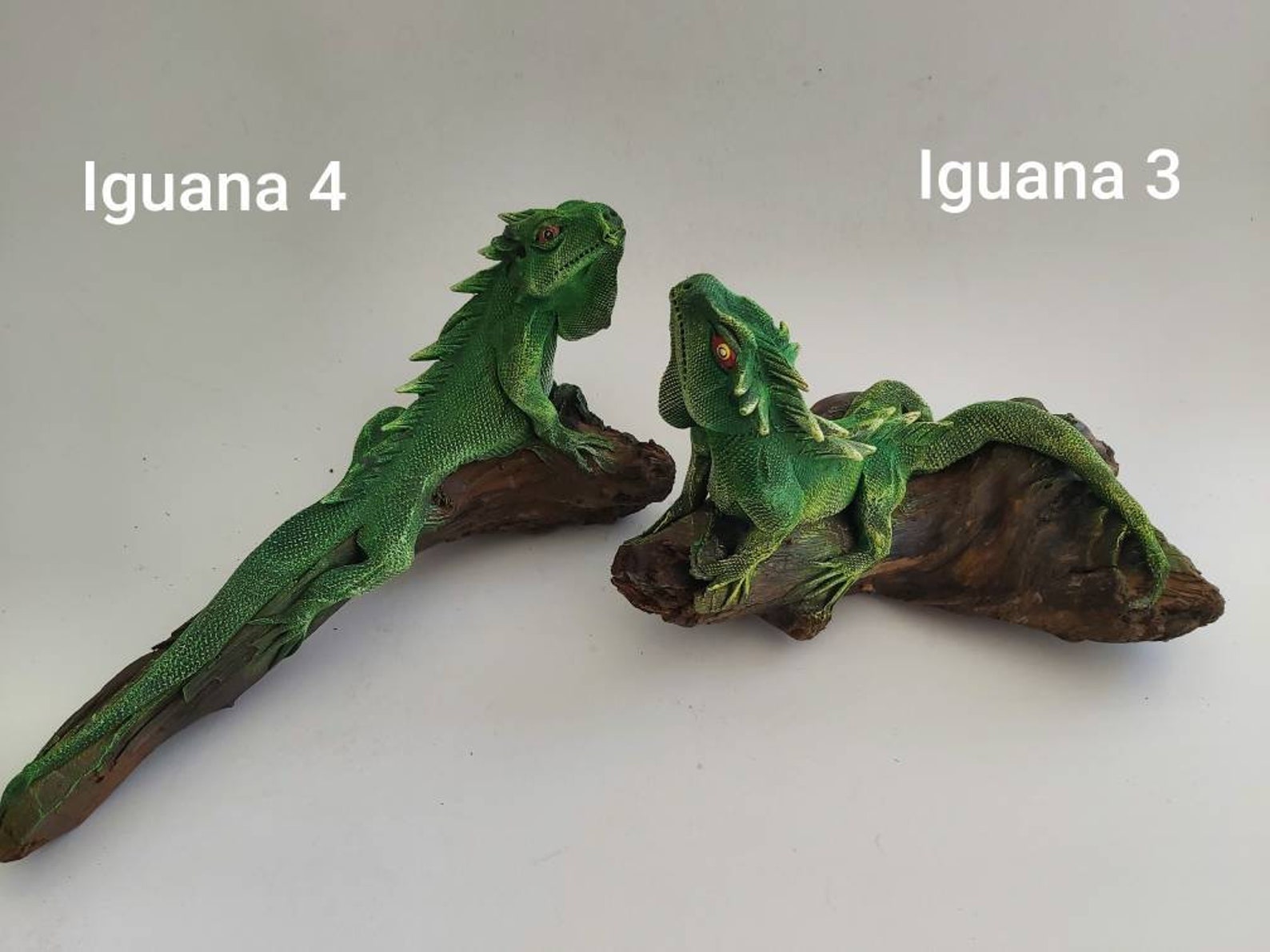 Handmade Green Iguana / Clay Sculptures / Home Decor / Outdoor | Etsy