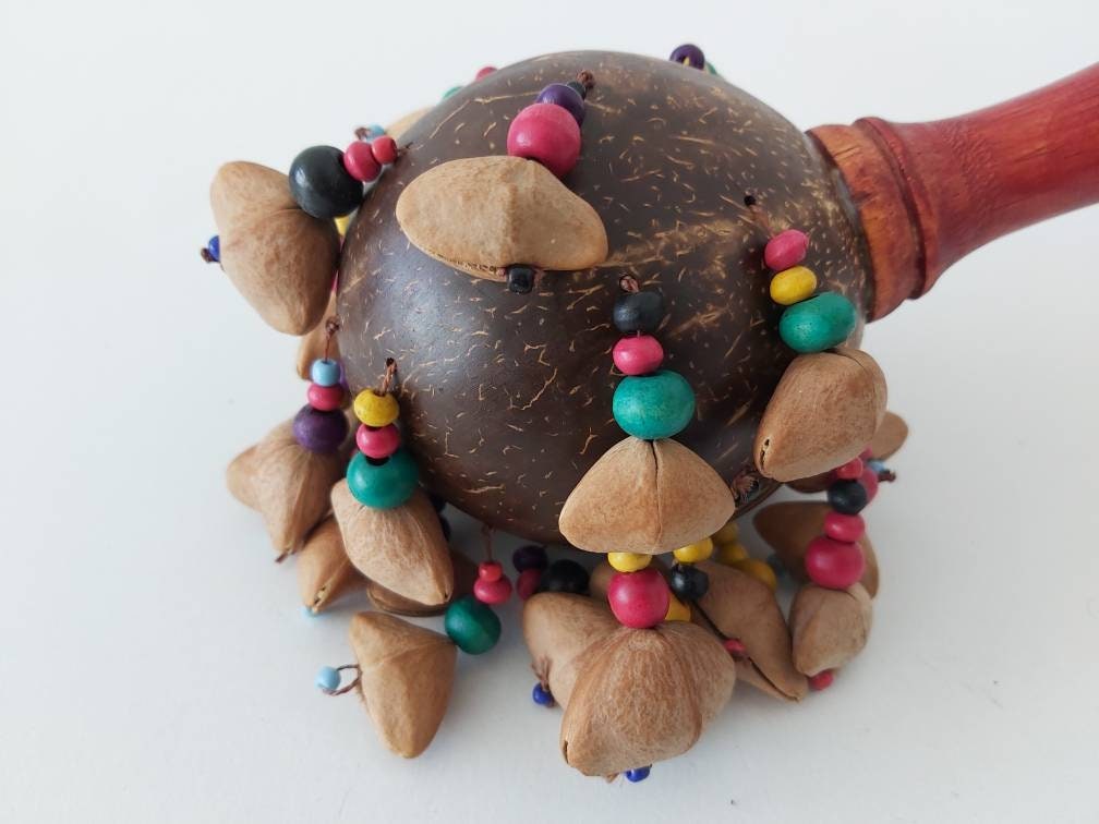 Coconut Maraca / Maraca Shaker /shaker Nutshells / Handicraft - Etsy