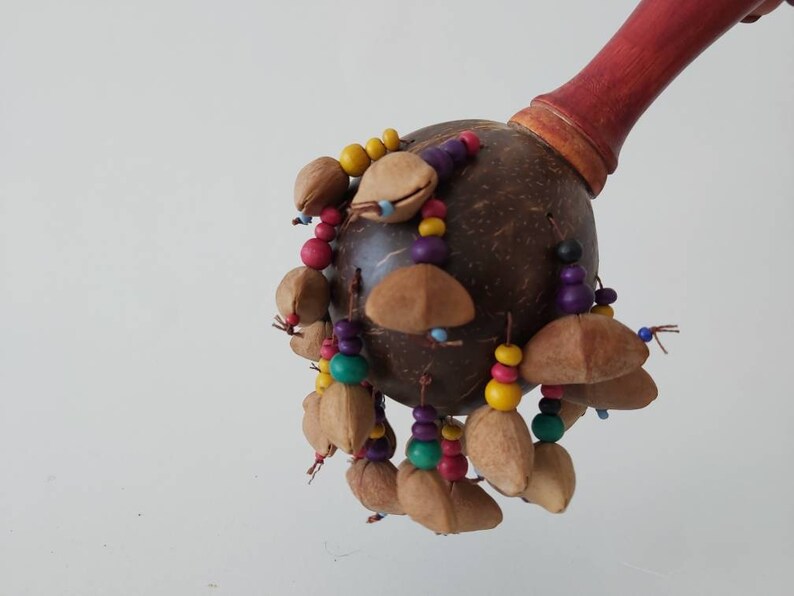 Coconut Maraca / Maraca Shaker /shaker Nutshells / Handicraft - Etsy