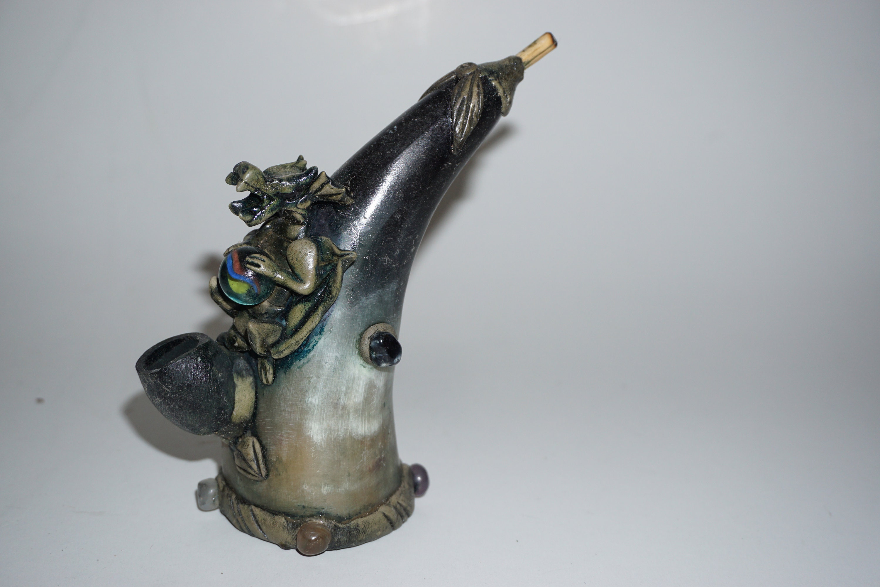 Horn Pipe / Dragon Pipe / Handicraft - Etsy
