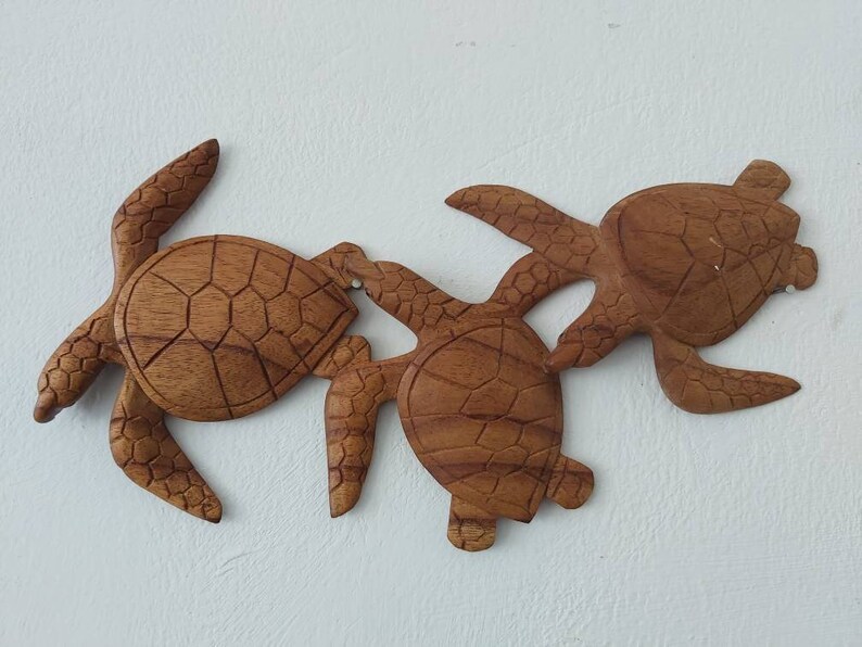 Sea Turtle Wall Decor. Sea Turtle Sculpture. Wood Carving. | Etsy