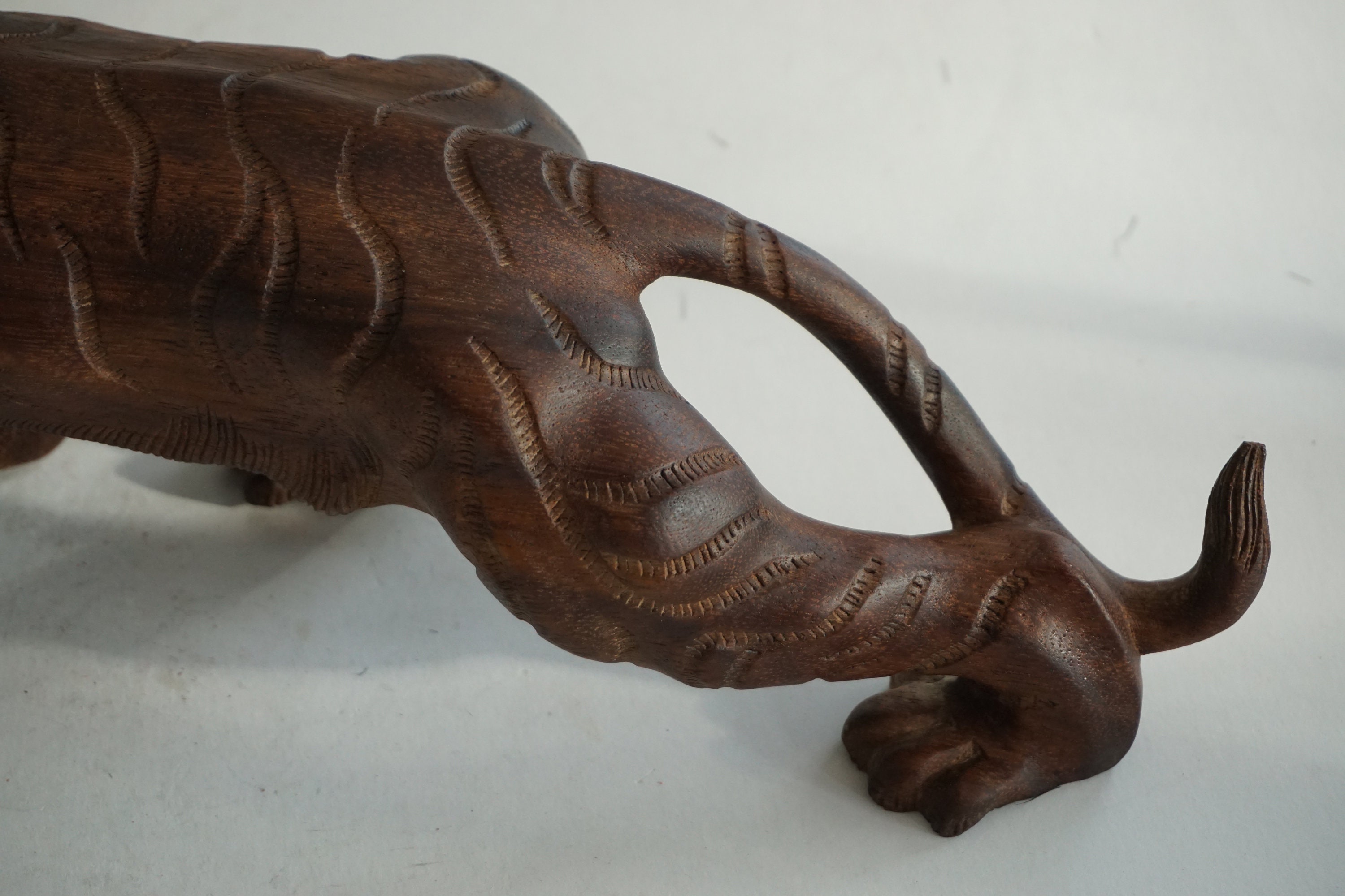 Wooden Tiger / Wooden Figurine / Wood Carving - Etsy