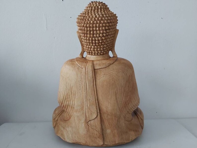 Wooden Buddha Statue/buddha Figurine/buddha Sculpture/wood | Etsy