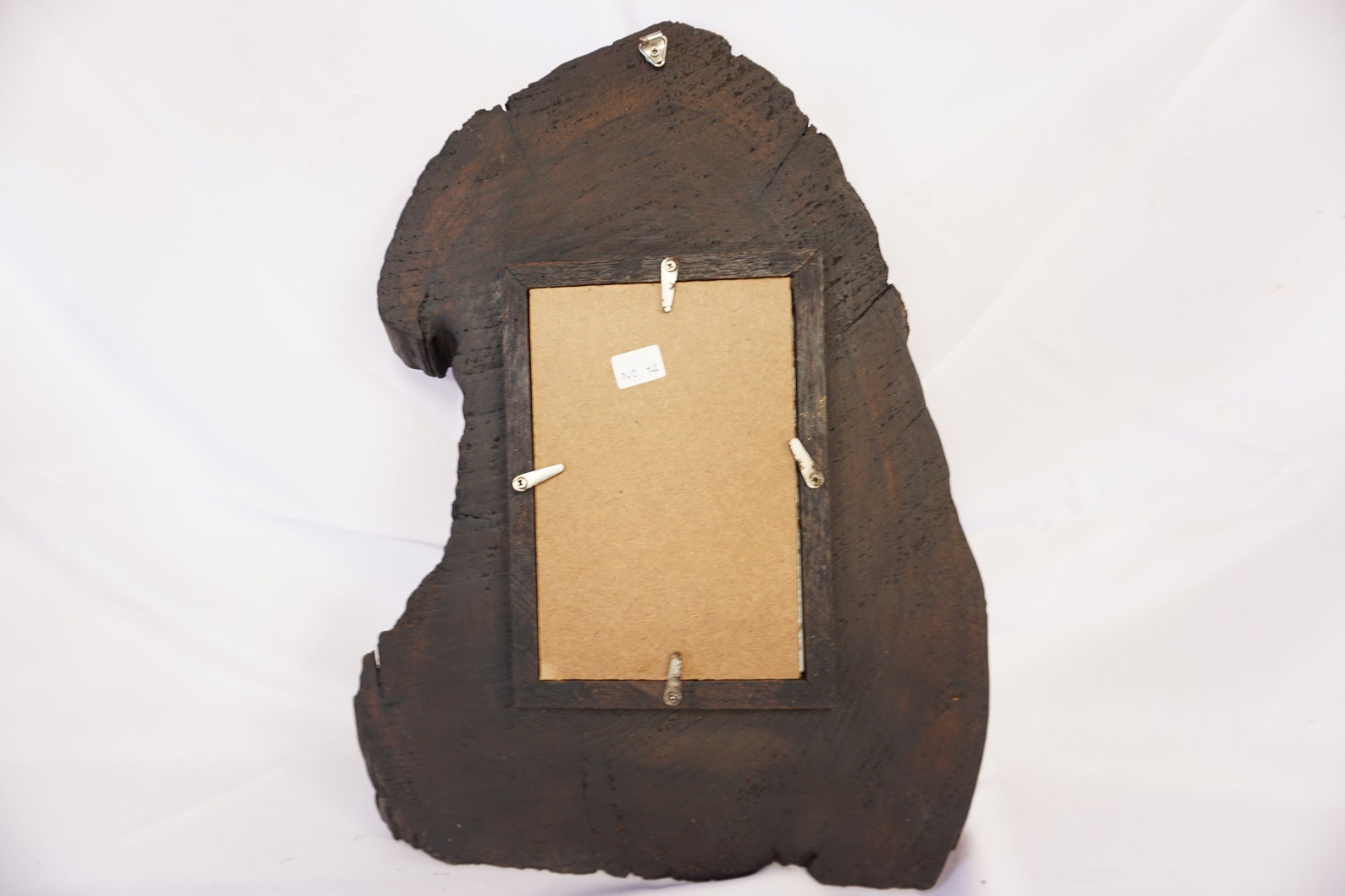 Teak Wood Log Cross-section Photo Frame Handicraft - Etsy