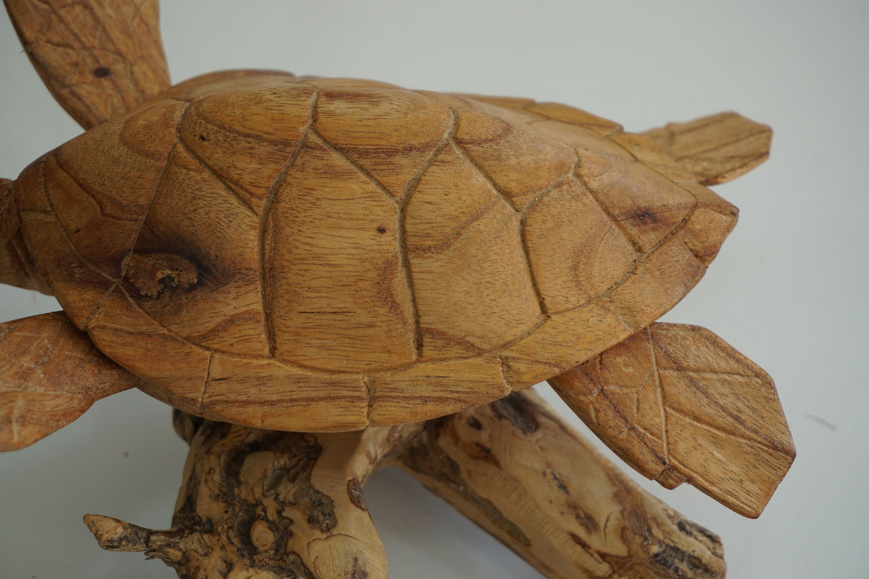 Wooden Turtle / Carved Wooden Turtle / Wood Carving. | Etsy