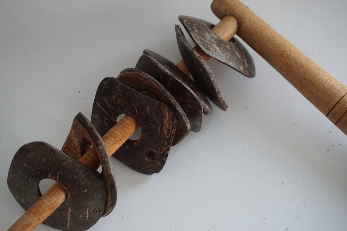 Coconut Shells Rattle / Shaker / Musical Instrument - Etsy