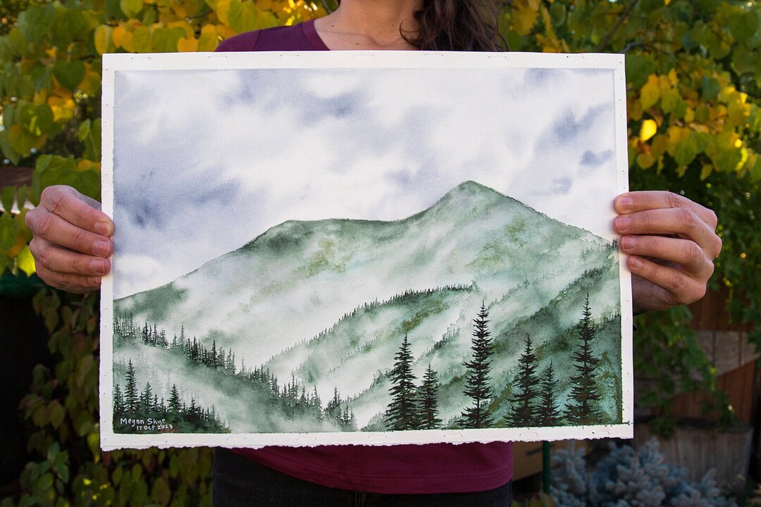 Little Cottonwood Snowbird Painting - Etsy