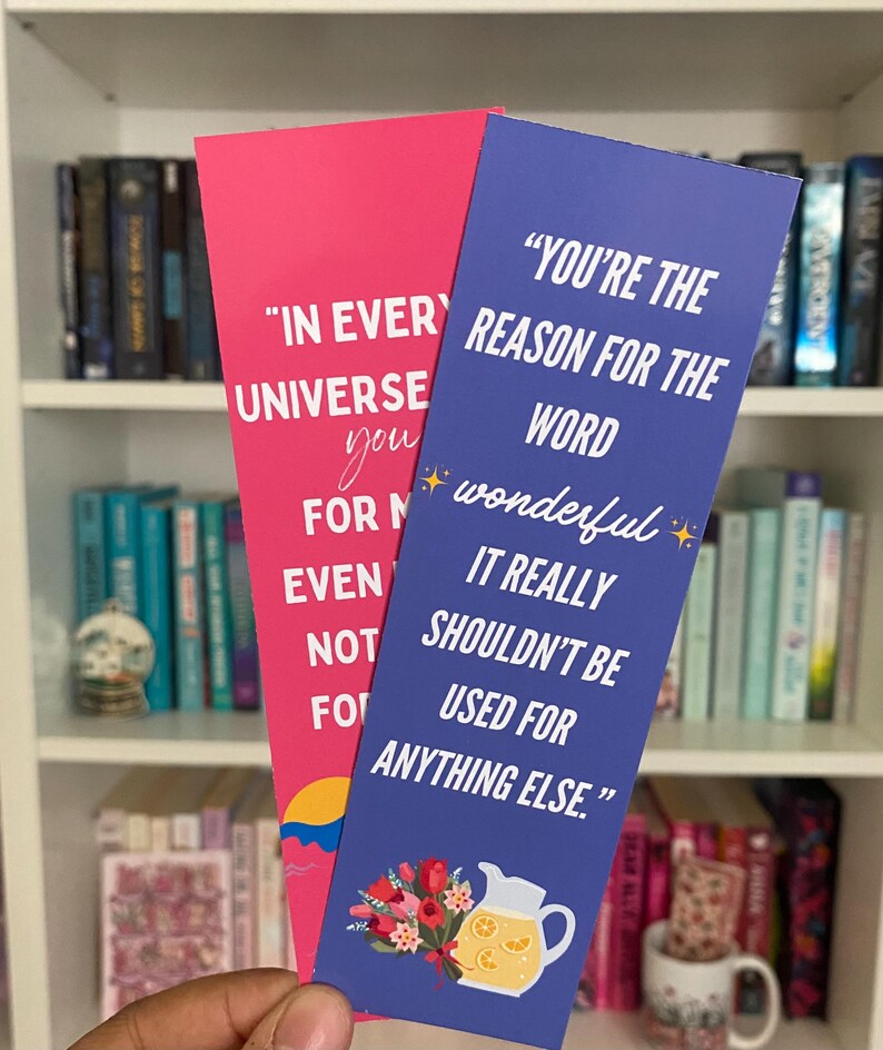 Emily Henry Inspired Bookmarks Beach Read Bookmark Happy Place Bookmark ...
