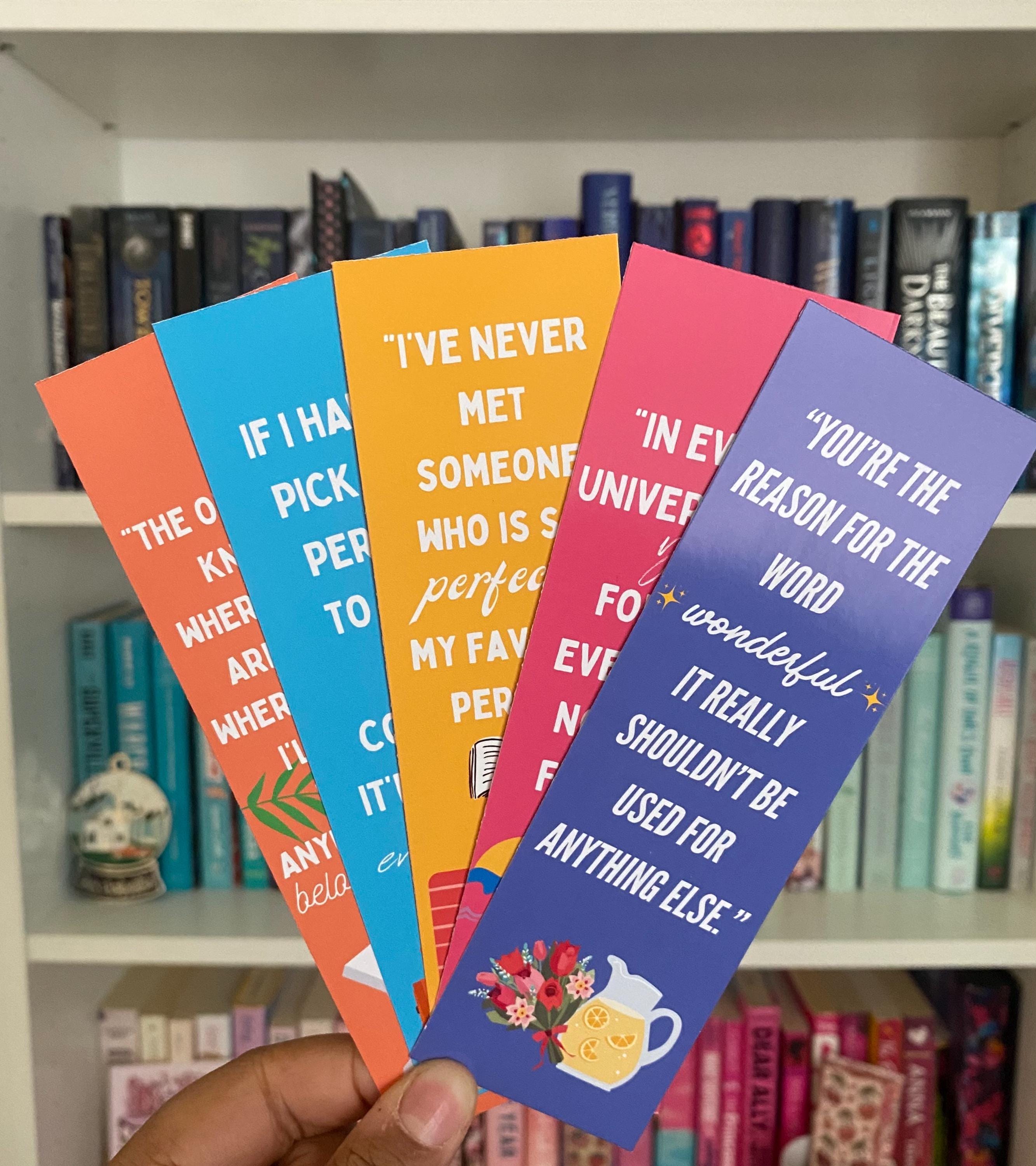 Emily Henry Inspired Bookmarks Beach Read Bookmark Happy Place Bookmark ...