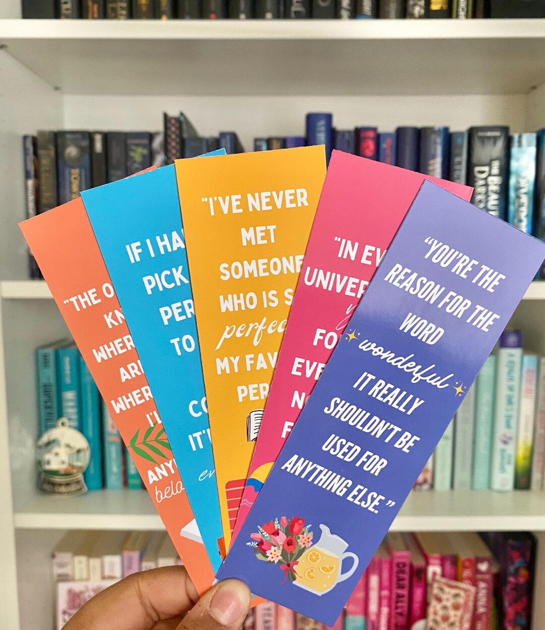 Emily Henry Inspired Bookmarks EMHEN Beach Read Bookmark Happy Place ...