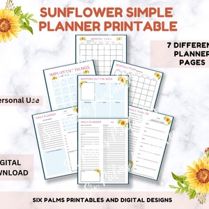 Organize Your To-dos With Our Printable Minimalist Daily, Weekly, and ...