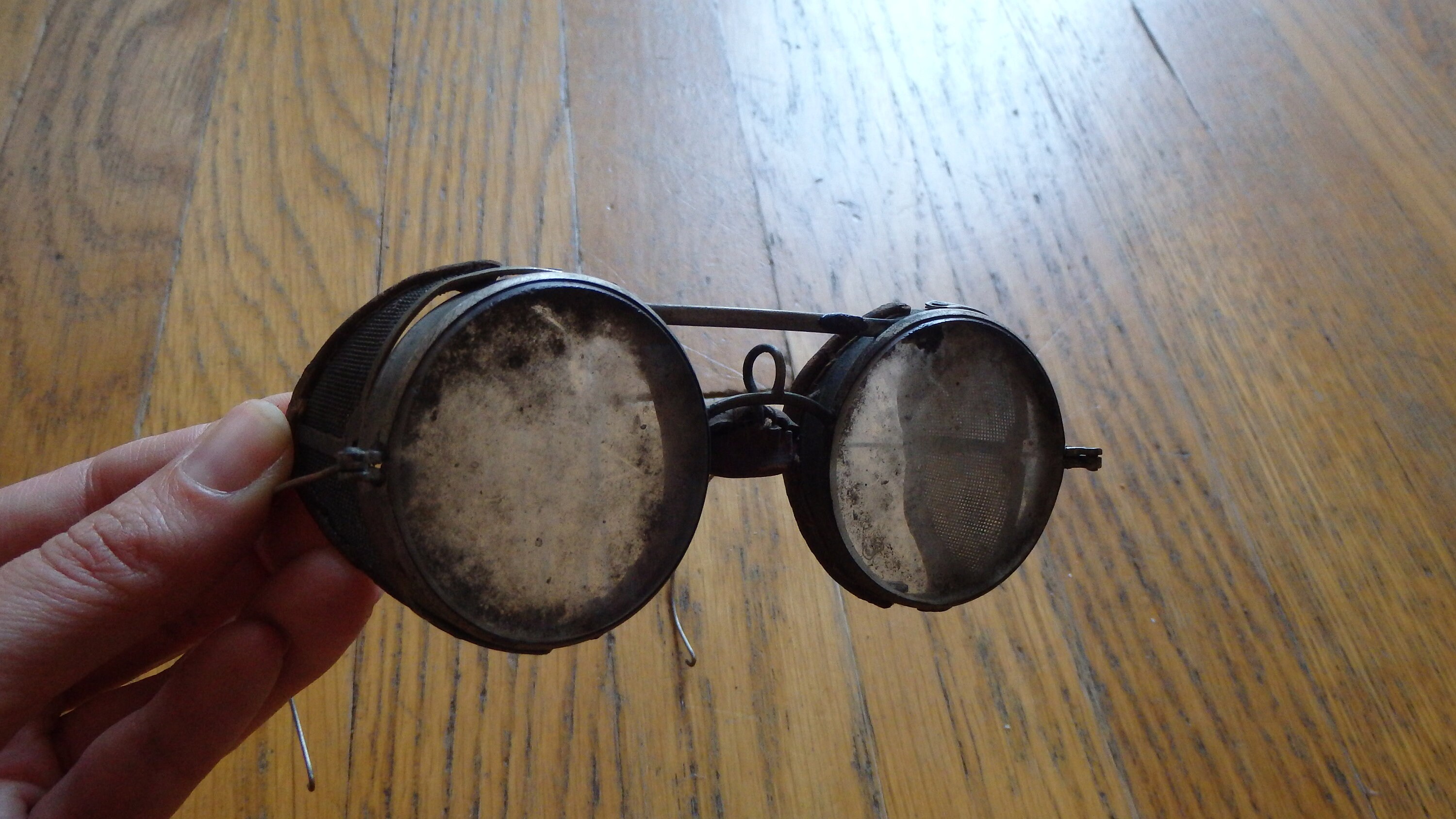 Vintage 1940's Goggles, Safety Glasses With Metal Side-mesh - Etsy