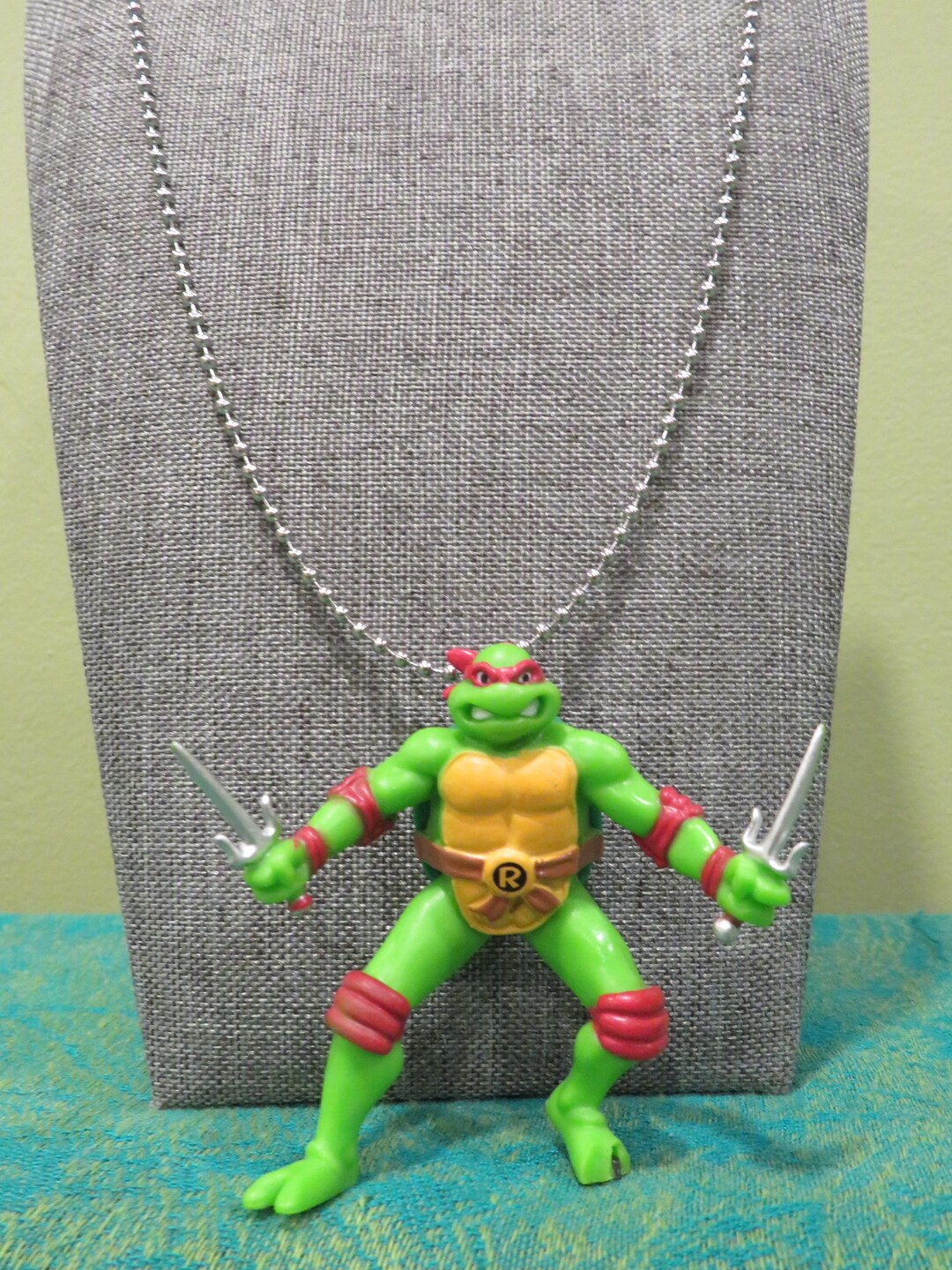 Vintage 90's Teenage Mutant Ninja Turtle Necklace Novelty - Etsy