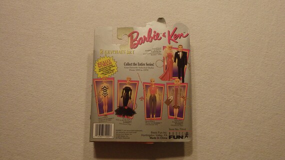 Vintage 90's Miniature Barbie Key-chain Lot of 2 Fanc… - Gem