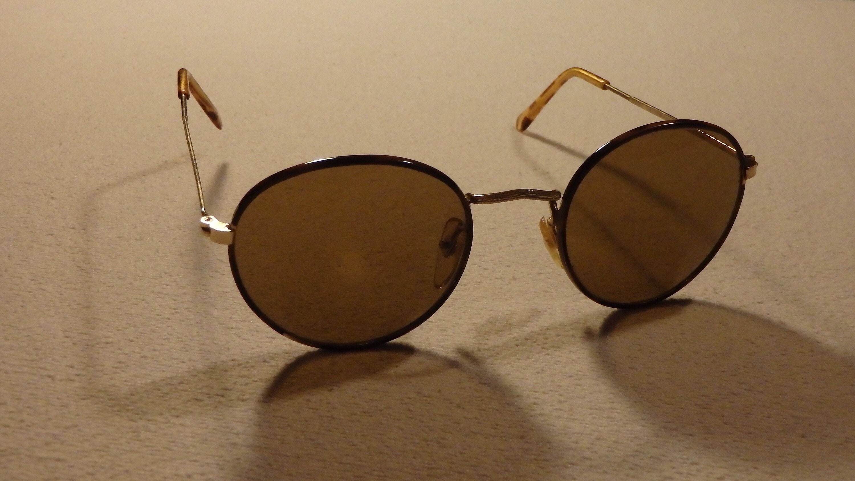Vintage 1980's Tortoise Shell Metal-frame Sunglasses - Etsy