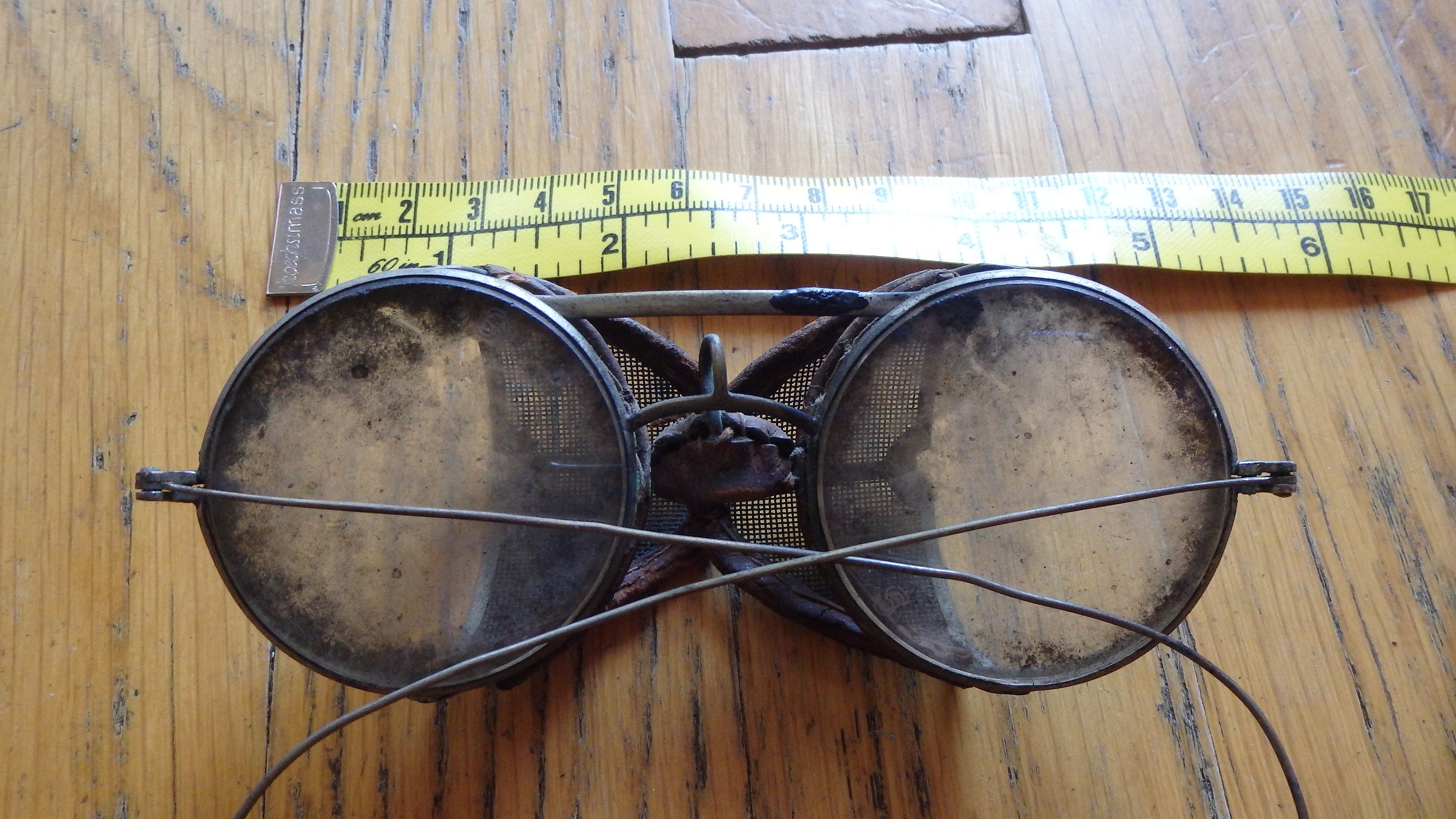 Vintage 1940's Goggles Safety Glasses With Metal - Etsy