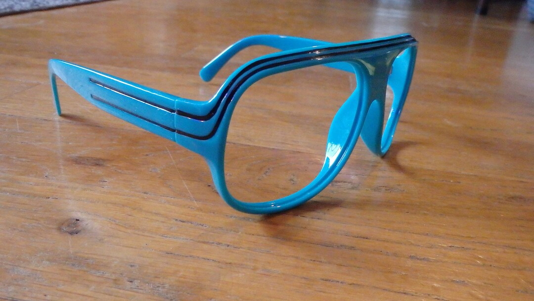Vintage 1980's Light Blue Retro Aviator Eyeglasses, Frames Only - Etsy
