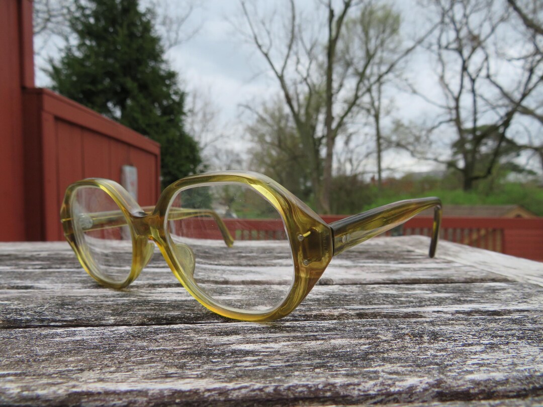 Vintage 1950's Butterscotch Frame Eyeglasses, Frames Only - Etsy