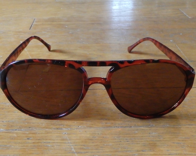Teardrop Aviator Sunglasses - Tortoise Shell Frames and Copper Lenses ...