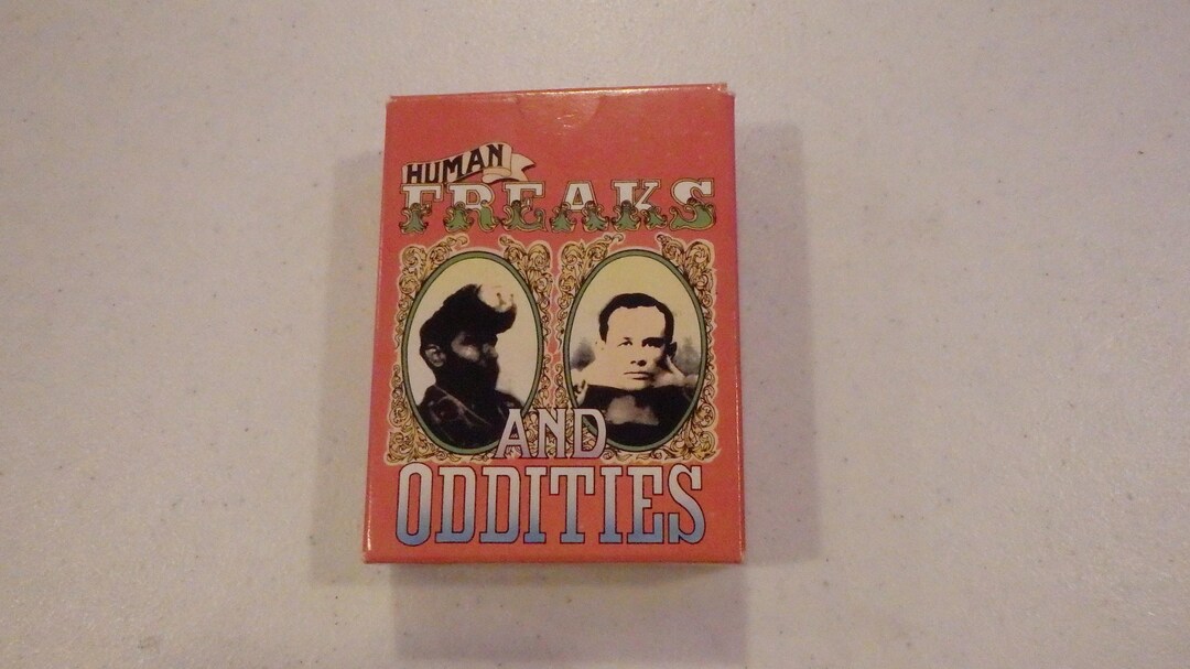 Vintage 1991 Human Freaks & Oddities Collectors Cards, Rare Find - Etsy