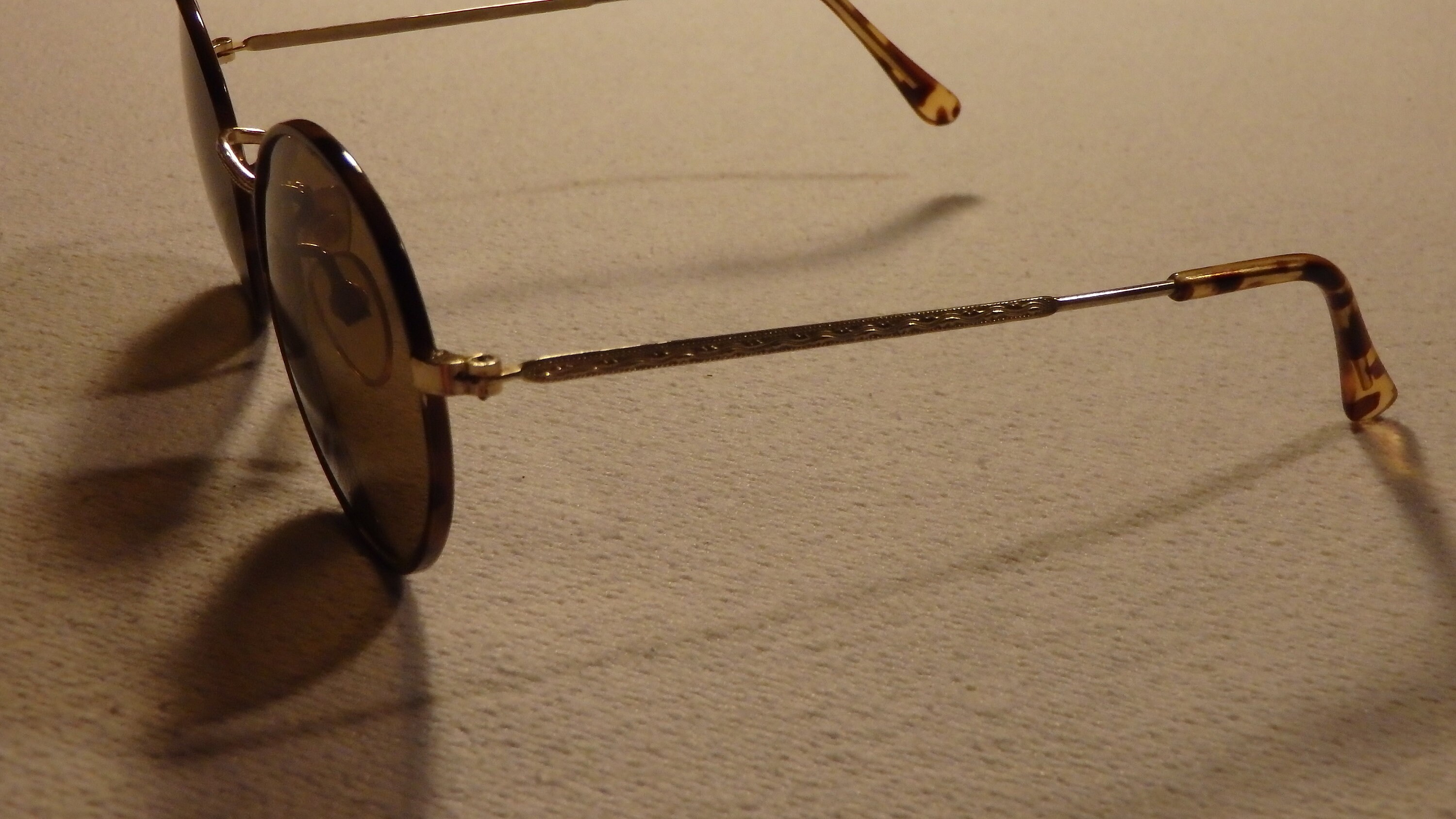 Vintage 1980's Tortoise Shell Metal-frame Sunglasses - Etsy