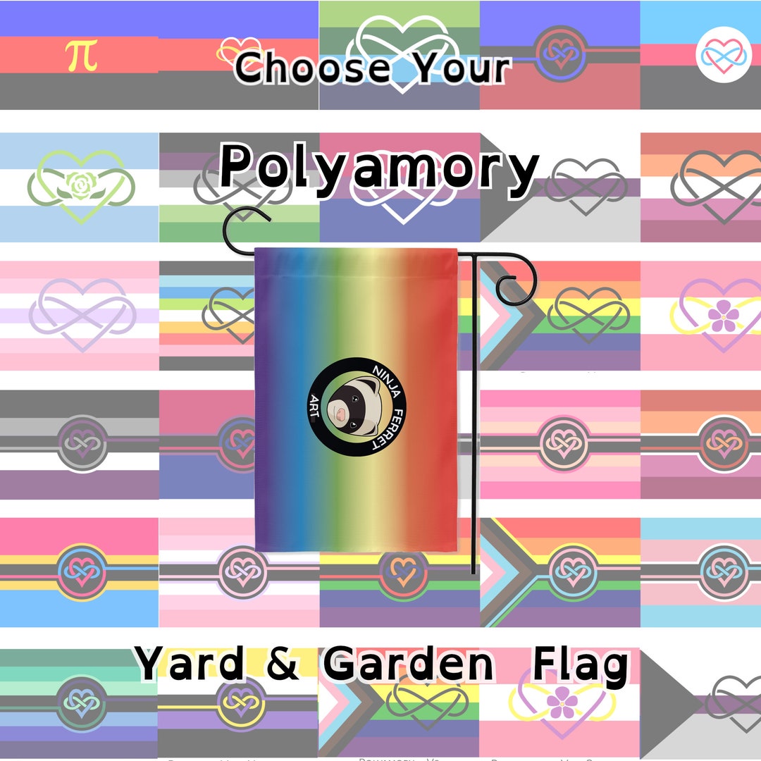 Choose Your Polyamory Pride Flags | Single or Double-sided | 2 Sizes ...