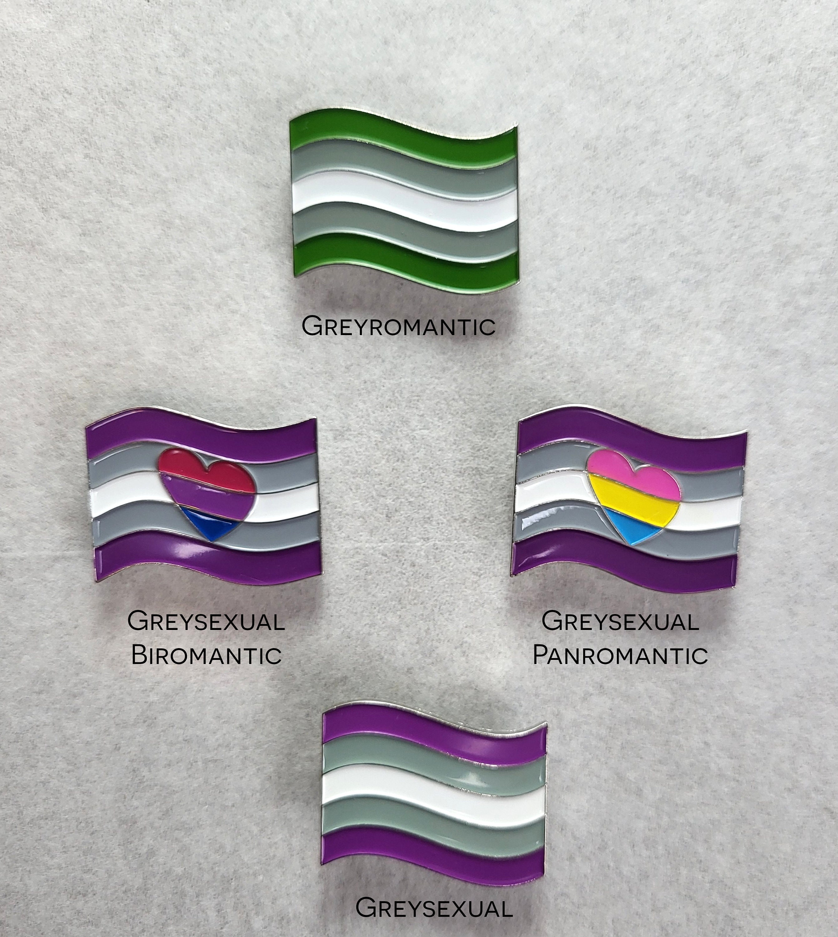 Aro Ace Spectrum Pride Flag Enamel Pins Soft Enamel Lapel - Etsy Australia