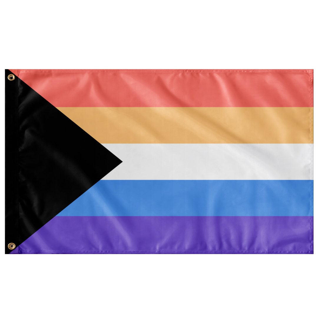 Demi Aroace Pride Wall Flag V2 Single-reverse - Etsy Ireland