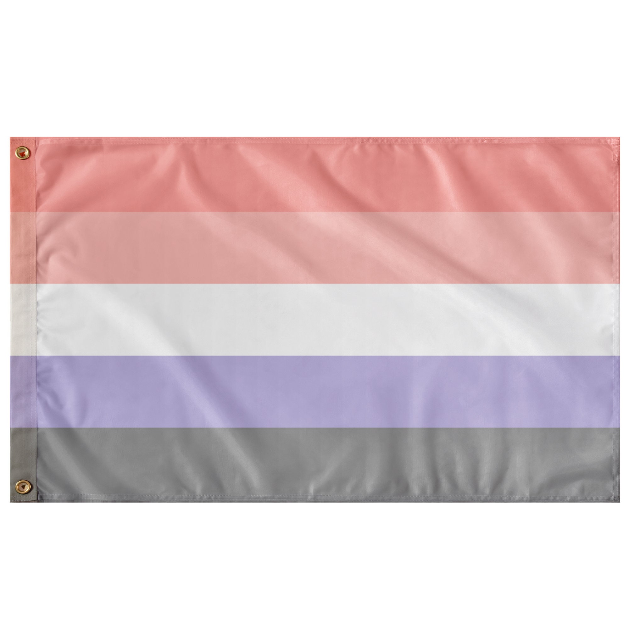 Cupioromantic Pride Wall Flag V1 Single Reverse Etsy