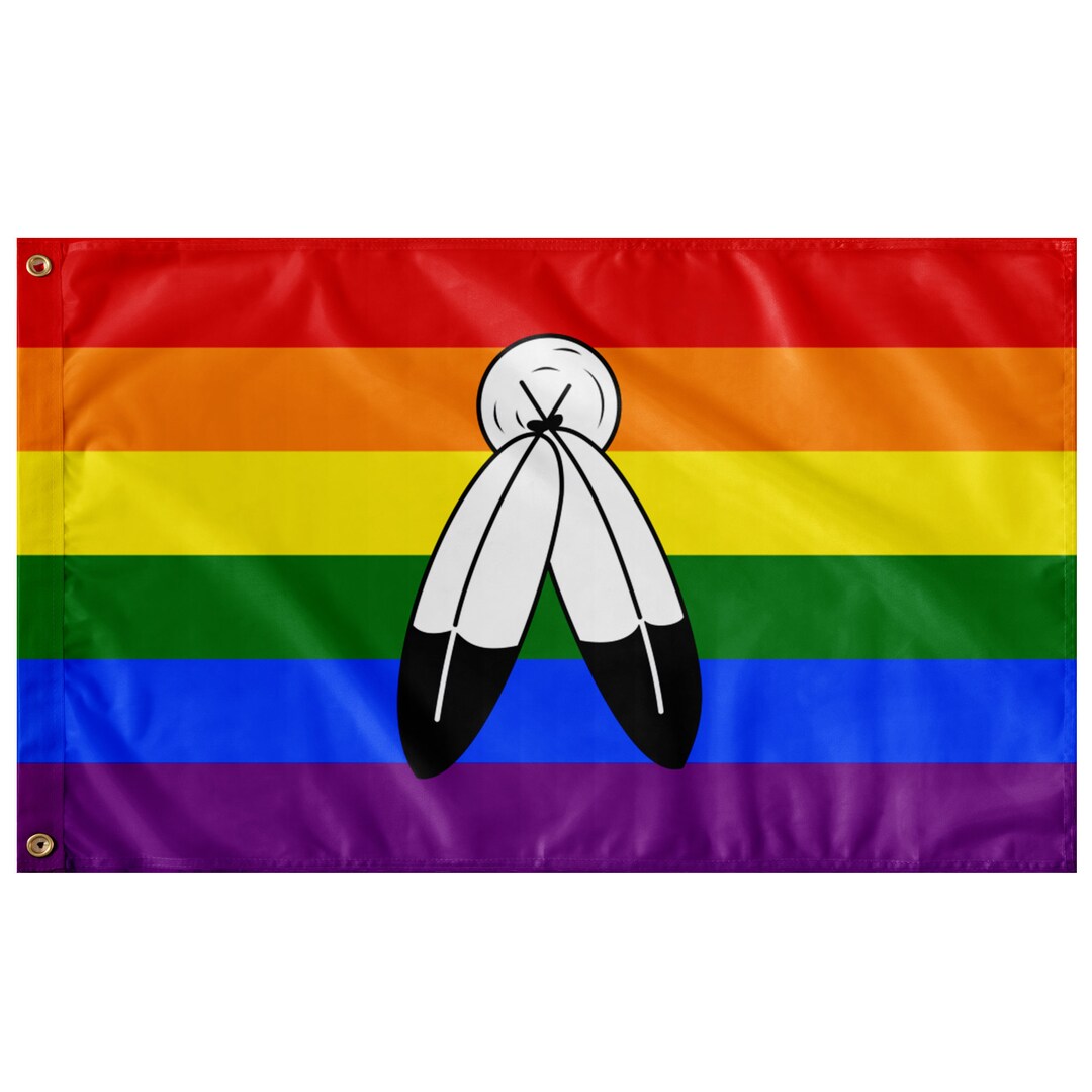 Two Spirit Pride Wall Flag Single-reverse 36x60 - Etsy Australia