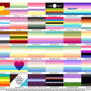 Choose Your Gender Identity and Expression Pride Wall Flags All-over ...