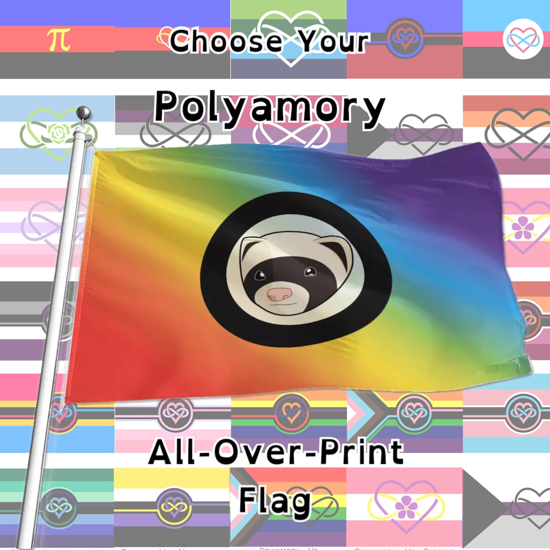 Choose Your Polyamory Pride Wall Flags | All-over-print | 5 Sizes ...