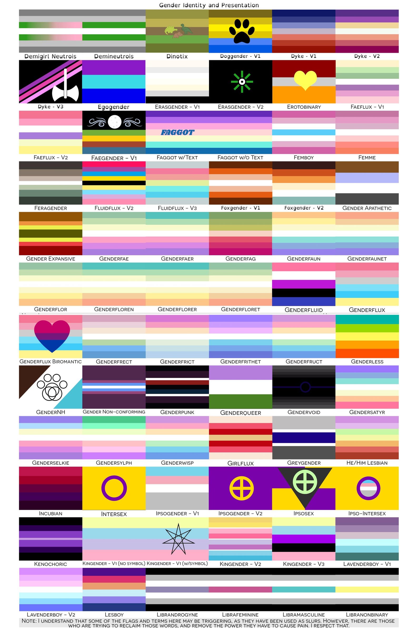 Choose Your Gender Identity and Expression Pride Wall Flags | All-over ...