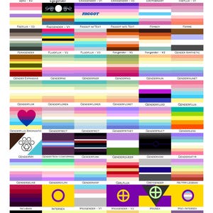 Choose Your Gender Identity and Expression Pride Wall Flags | All-over ...