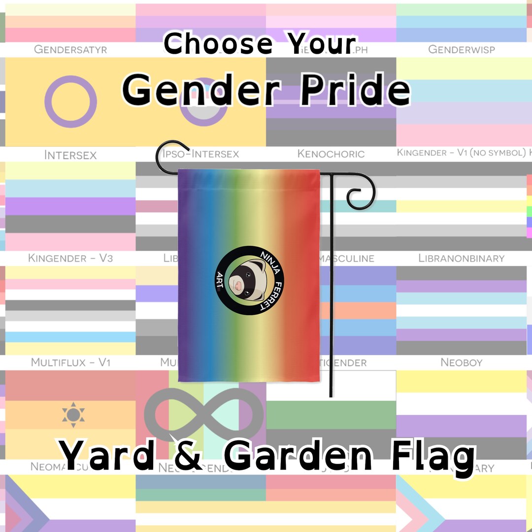 Choose Your Gender Pride Flags | Single or Double-sided | 2 Sizes ...