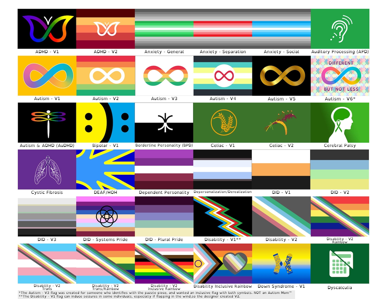 Choose Your Disability and Neurodiversity Pride Wall Flags | All-over ...