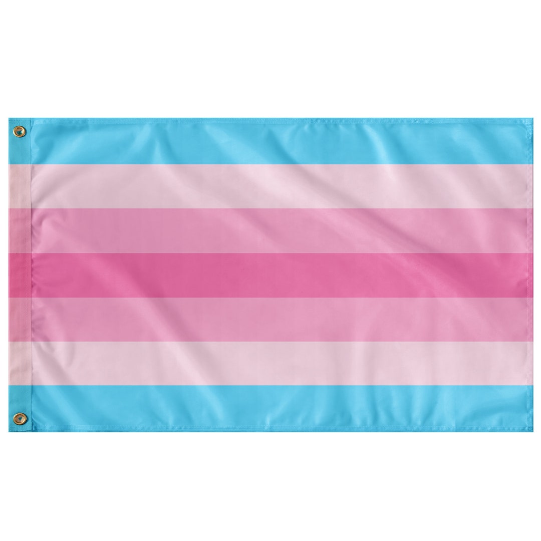 Transfeminine Pride Flag V1 Single-reverse 36x60 - Etsy