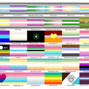 Choose Your Gender Identity and Expression Pride Wall Flags All-over ...