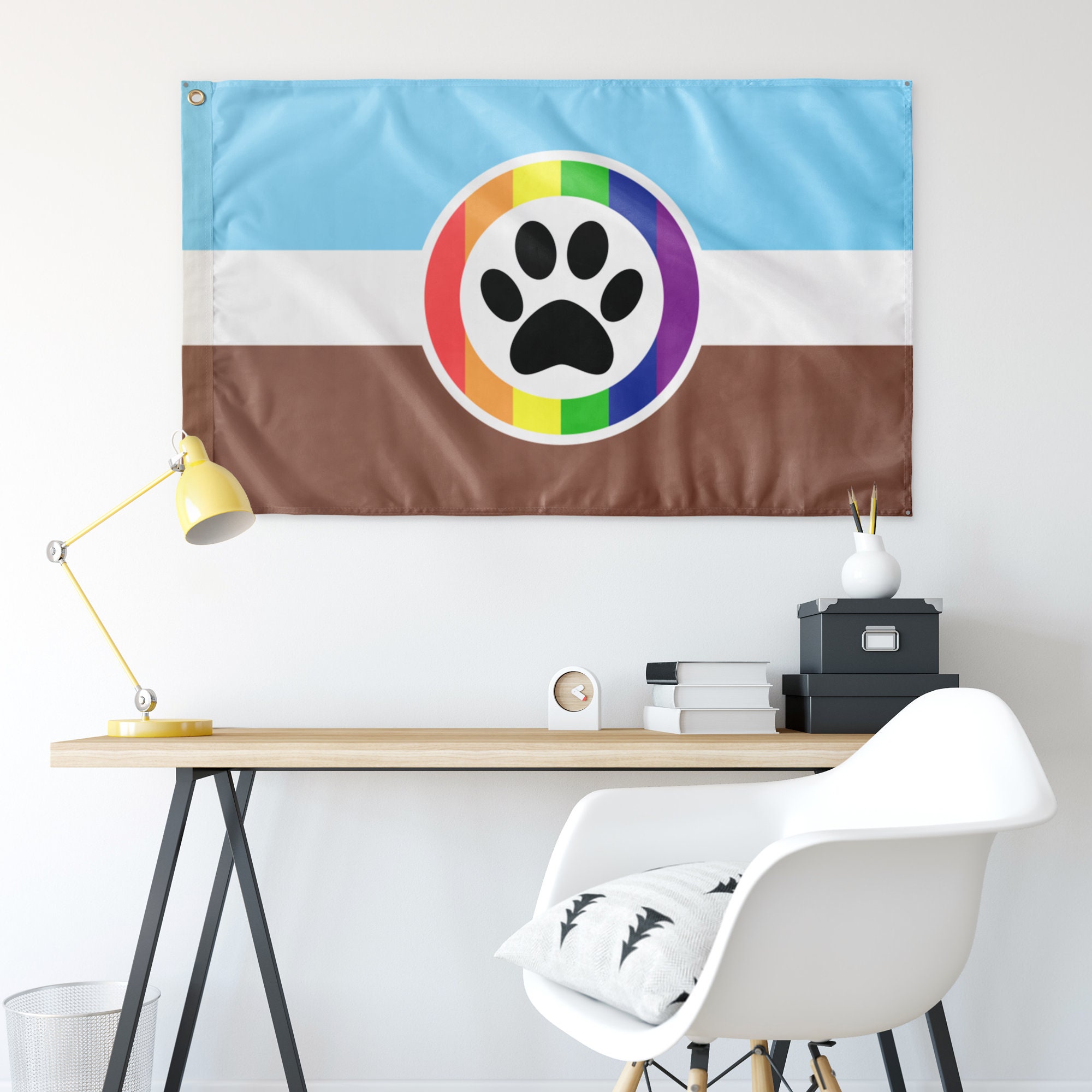 Furry LGBTQ Pride Wall Flag / Single-Reverse / 36x60 / - Etsy México