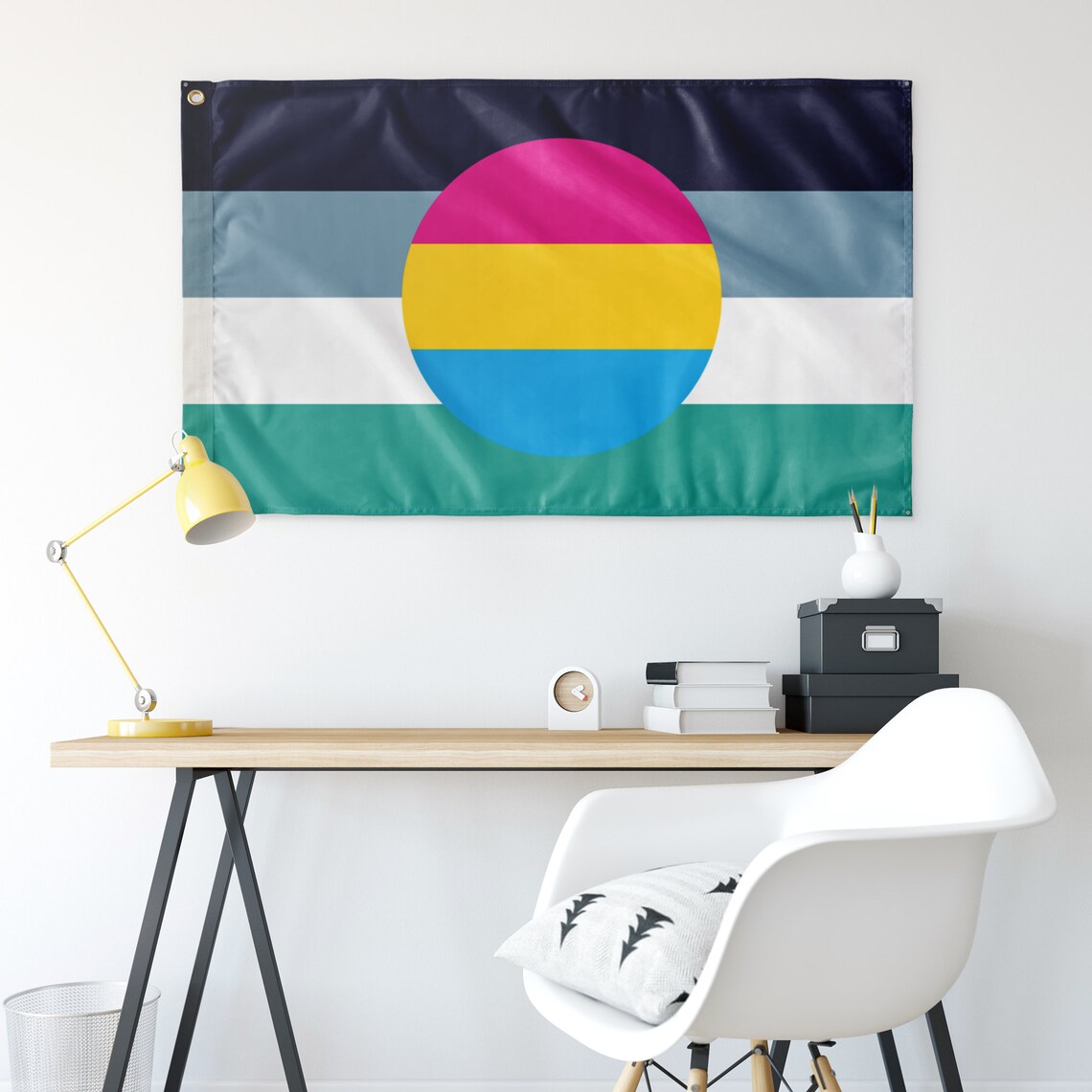 Pan Oriented Aroace Wall Flag V2 Single-reverse | Etsy