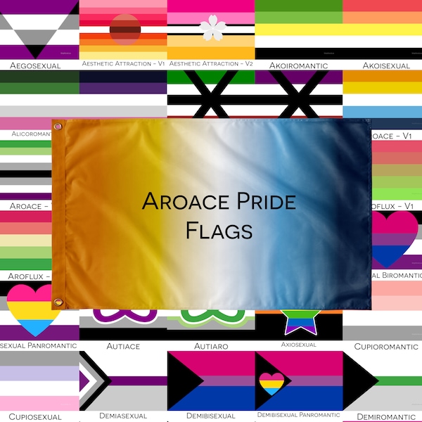 Aroace Flags - Etsy