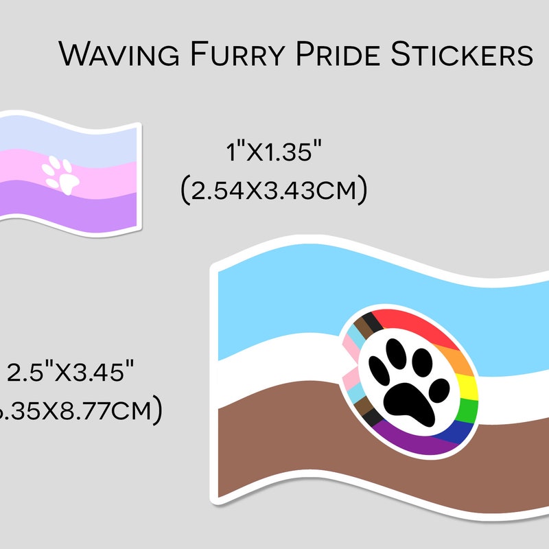 Furry Sticker - Etsy