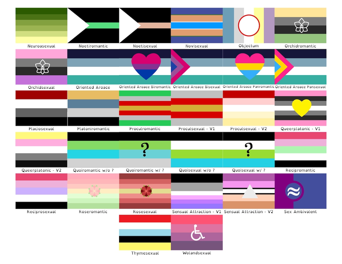 Choose Your Aroace Pride Wall Flags | All-over-print | 5 Sizes ...