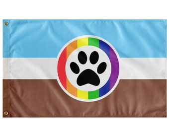 Furry Pride Flag | Etsy