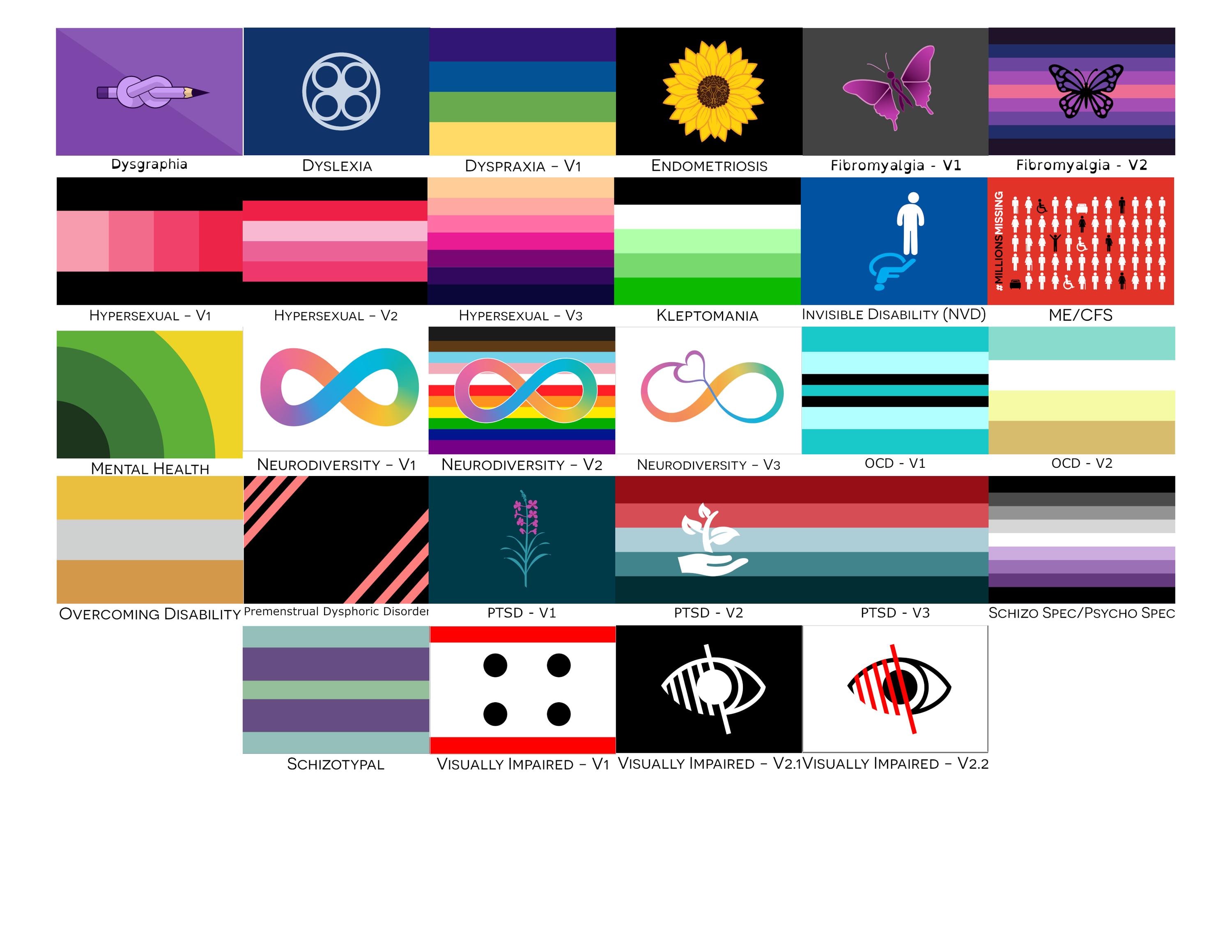 Choose Your Disability and Neurodiversity Pride Wall Flags | All-over ...