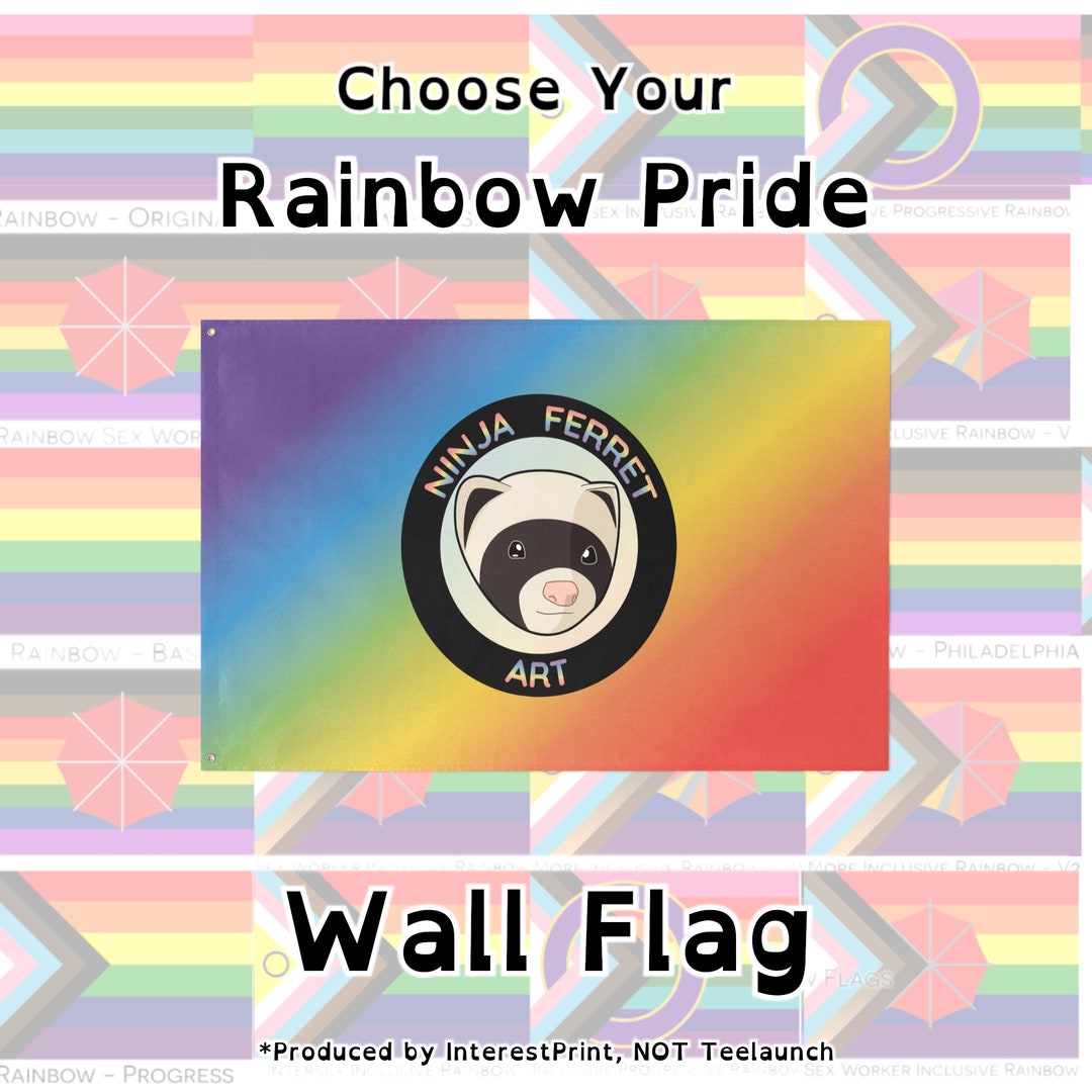 Choose Your Rainbow Pride Wall Flags | Single-sided | 4 Sizes ...