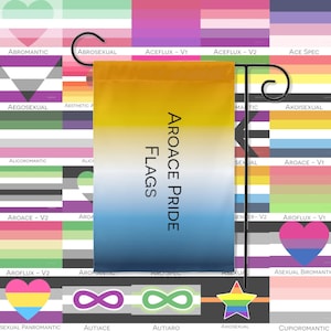 Choose Your Aroace Pride Flags Single or Double-sided 2 Sizes Aromantic ...