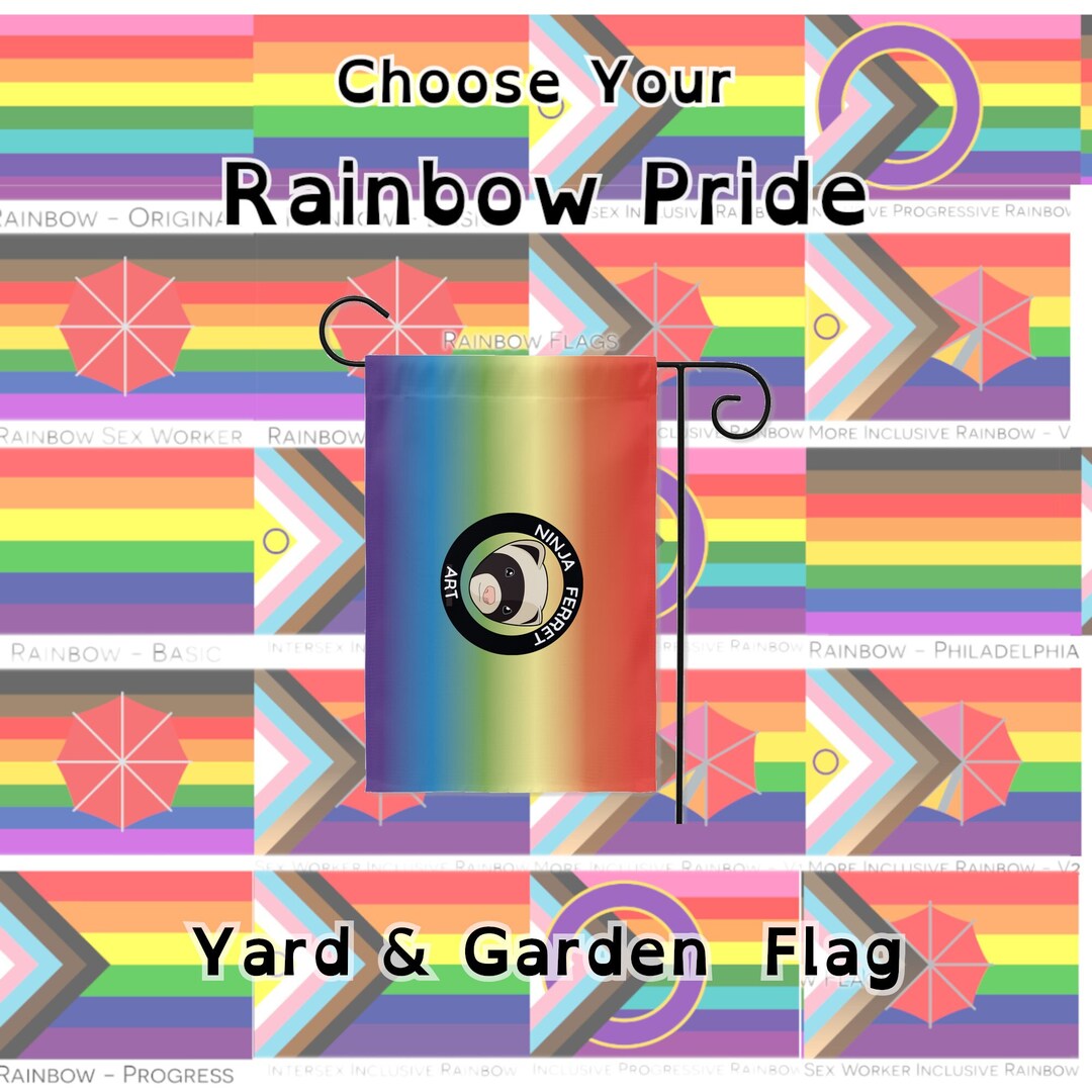 Choose Your Rainbow Pride Flags | Single or Double-sided | 2 Sizes | Lgbtqia2s - Rainbow Pride ...